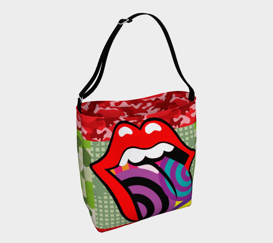 Funhouse Swirl Neoprene Tote | WhimzyTees